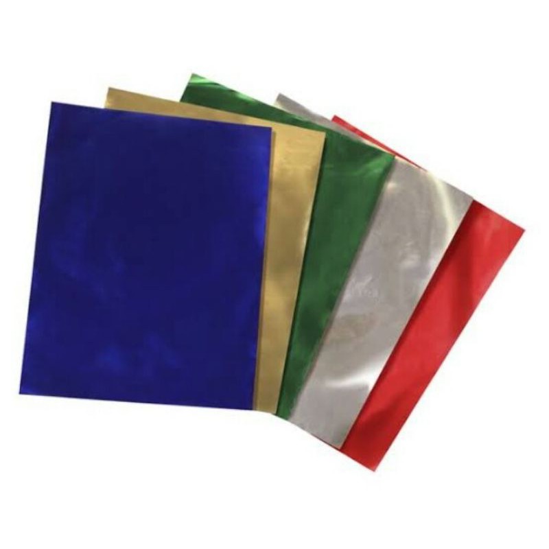 18"x24" Metallic Paper Aluminum Foil Paper Palara Wrapper per Bundle ...