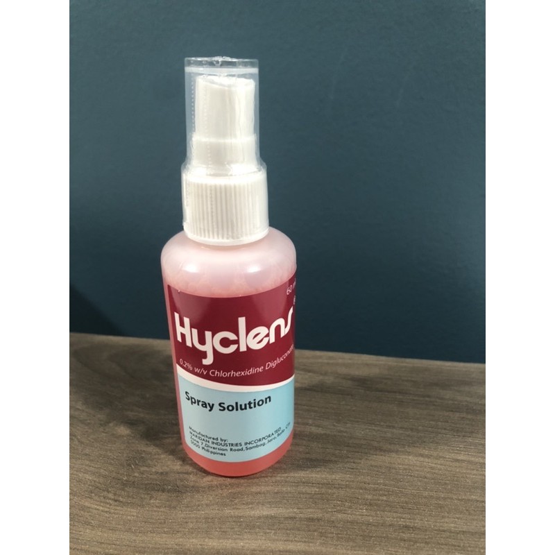 Hyclens wound spray 60ml | Shopee Philippines