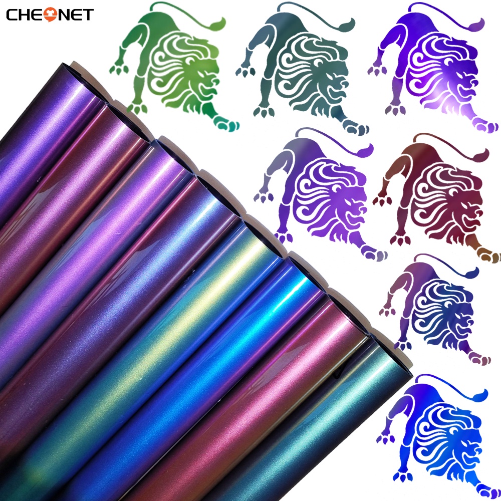 Multi Colors 12"x10"/30x25cm Chameleon Heat Transfer Vinyl Sheets Iron ...