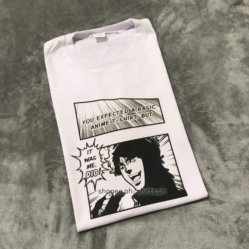 Jojo Bizarre Adventure Dio Meme Anime Tshirt | Shirts.PH | Shopee ...