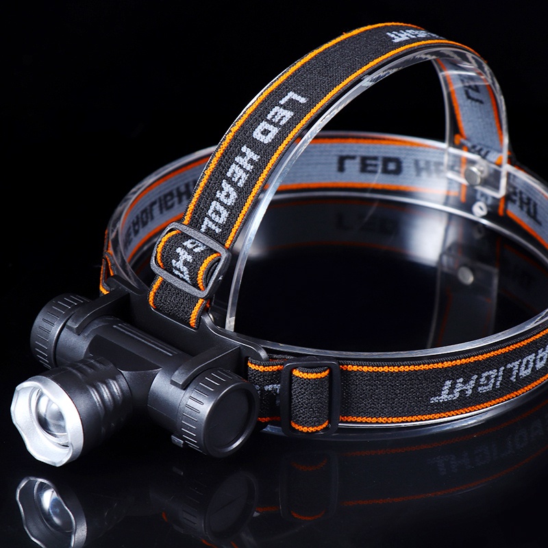 Outdoor camping Portable mini P30+SMD LED Headlamp USB charging Fishing ...