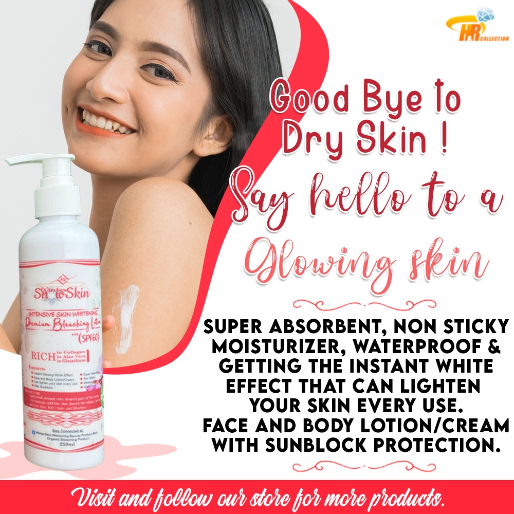 Winter Snow Skin Premium Bleaching Lotion 250ml with SPF 60 Intensive ...