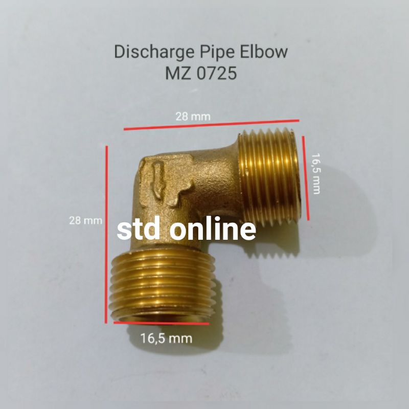 ELBOW DISCHARGE PIPE ELECTRIC COMPRESSOR KK (5/8in -5/8in) | Shopee ...