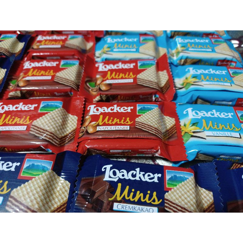 Loacker Minis Vanille/CremKakao/Napolitaner 1 pc | Shopee Philippines