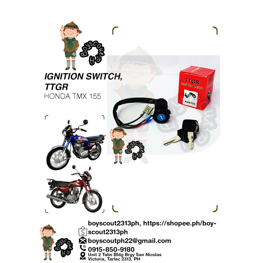 Ignition Switch TMX155 by TTGR | Shopee Philippines