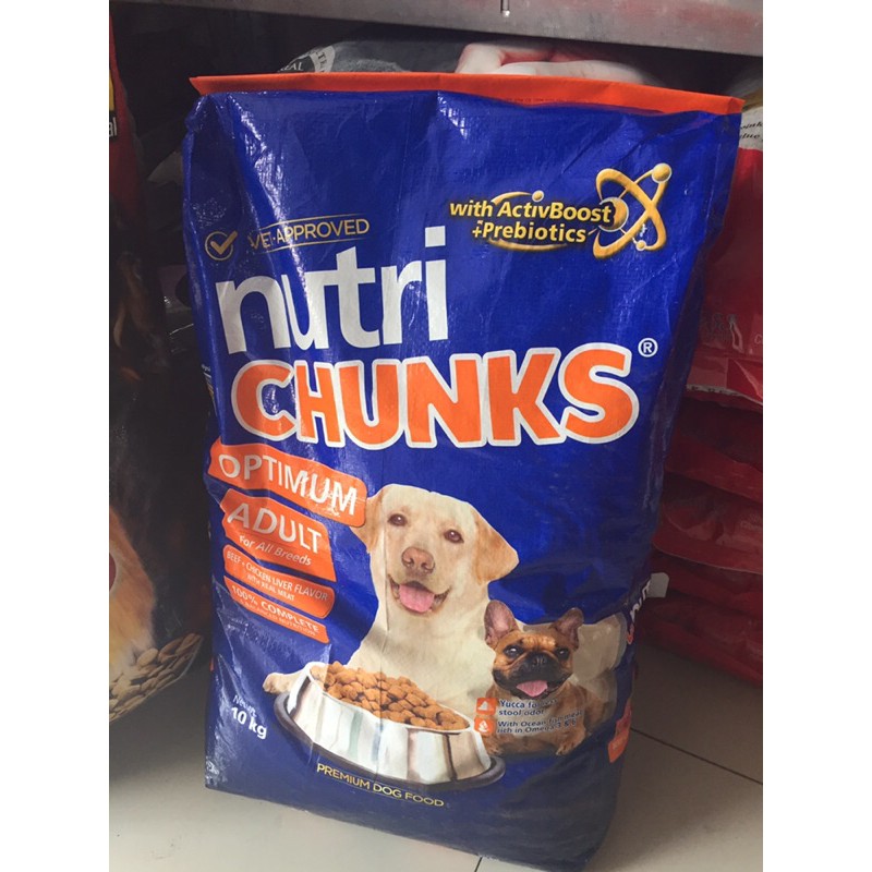 Nutri Chunks Dog Food 1kg Repacked 1kg | Shopee Philippines