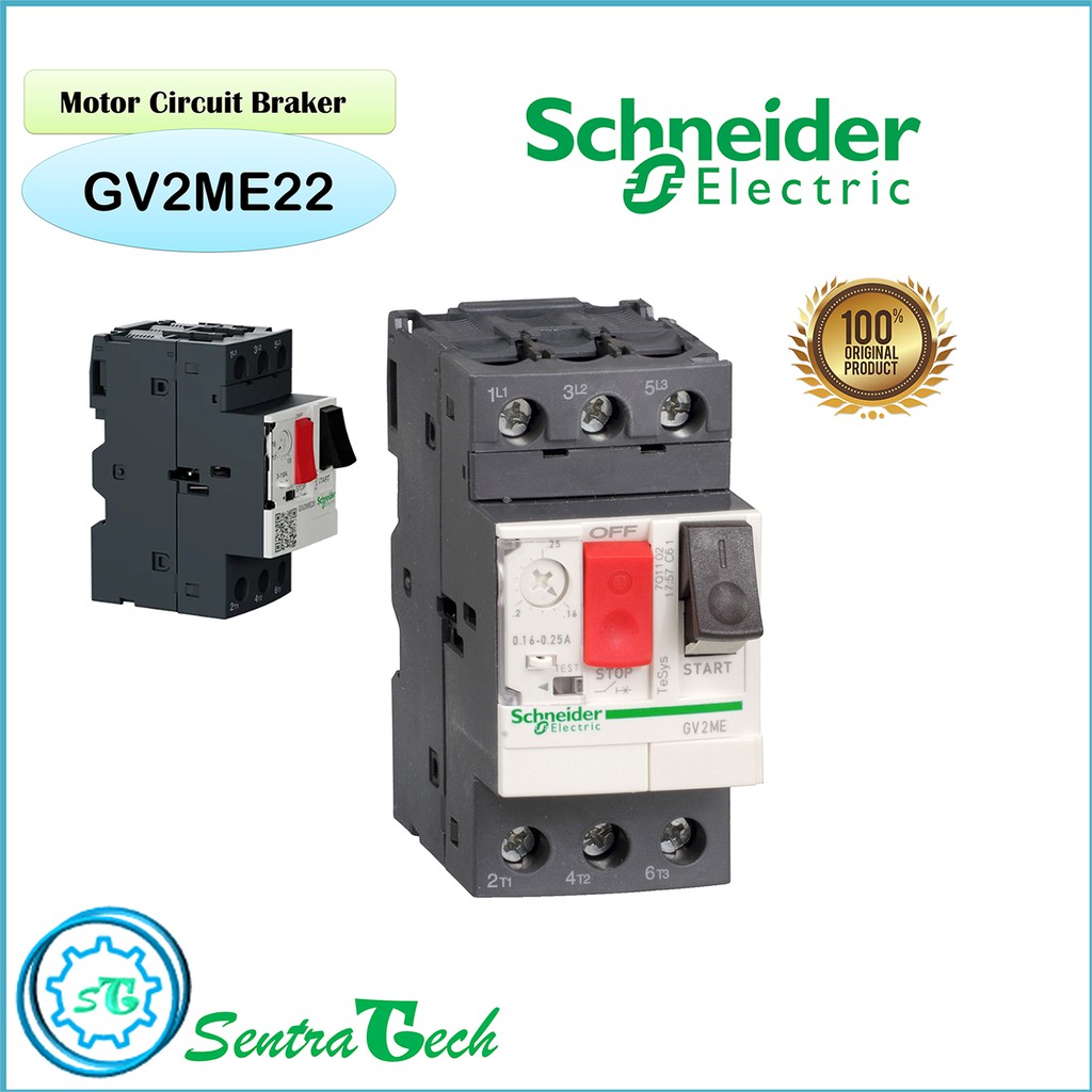 SCHNEIDER Original GV2ME22 11kW 20-25A 3P circuit breaker Motor ...