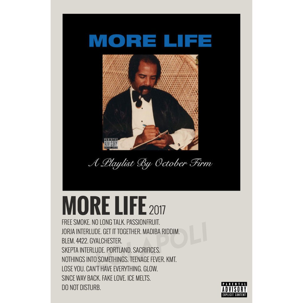 More Life Album Cover Poster - Drake | Shopee Philippines