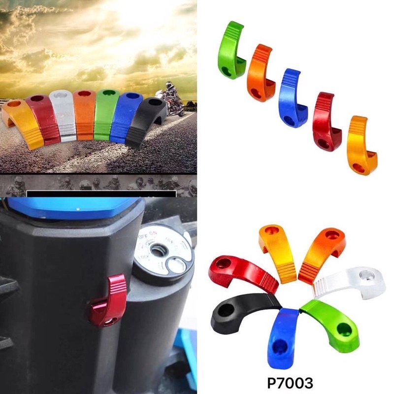 Universal Full Alloy Motorcycle helmet Hook Single hole eagle ...