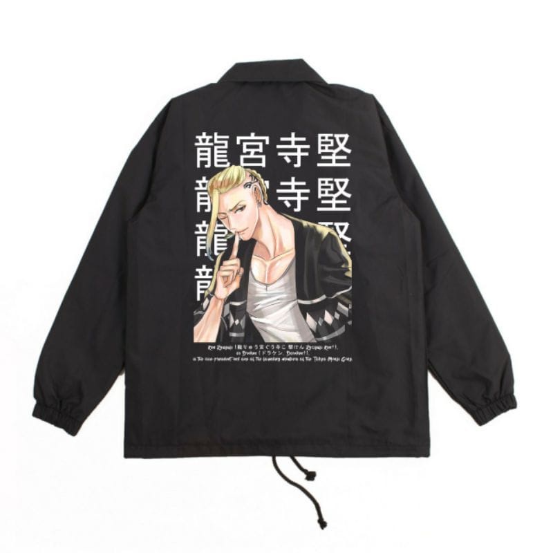 Tokyo Revengers Draken Ken Ryuguji Mikey Anime Coach Jacket | Shopee ...