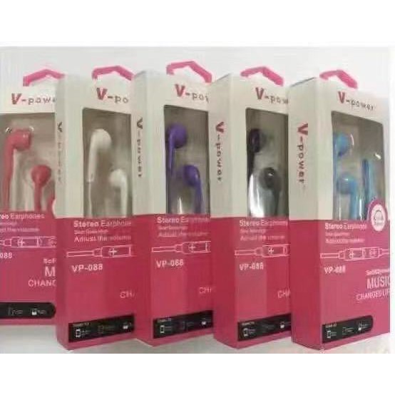 Vpower Vp088 Univesal Music Headset Adiust Volume Stereo Earphones ...