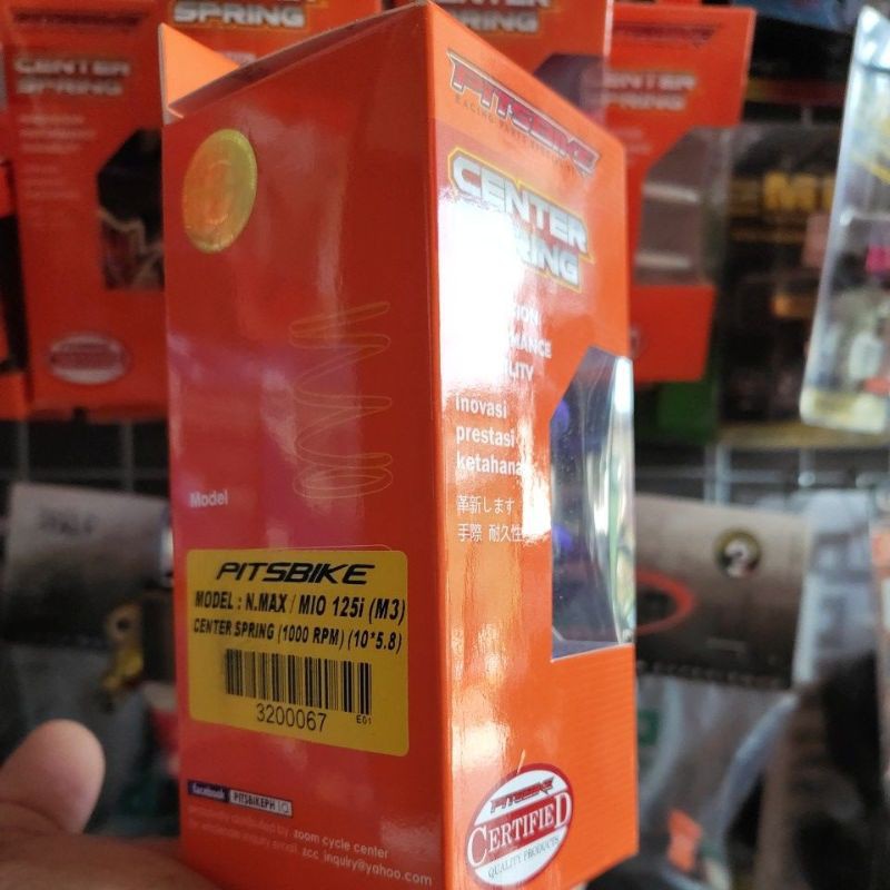 Pitsbike Center Spring 1000rpm, 1200rpm, 1500rpm - Yamaha Mioi 125 / M3 ...