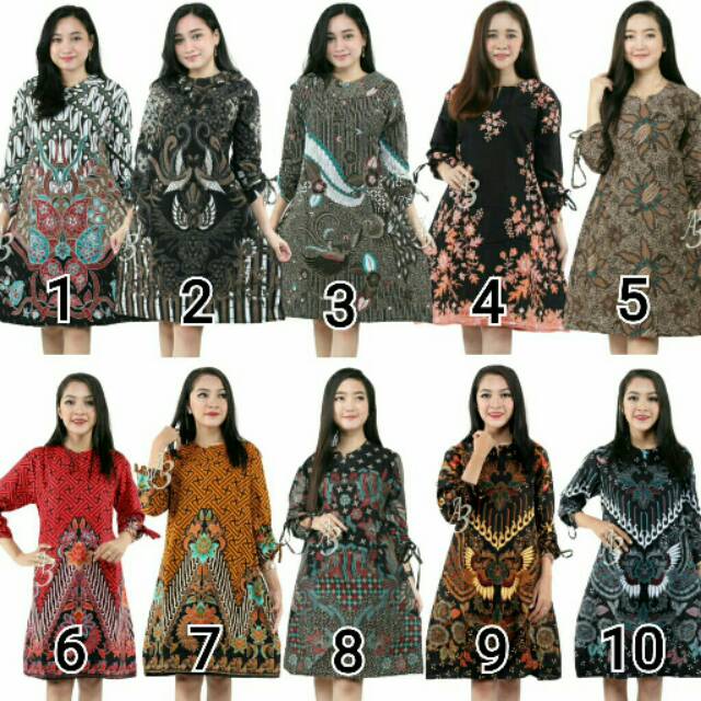 Best Selling!! Batik Tops - Women's Batik Sogan HRB026 Blouse Batik ...