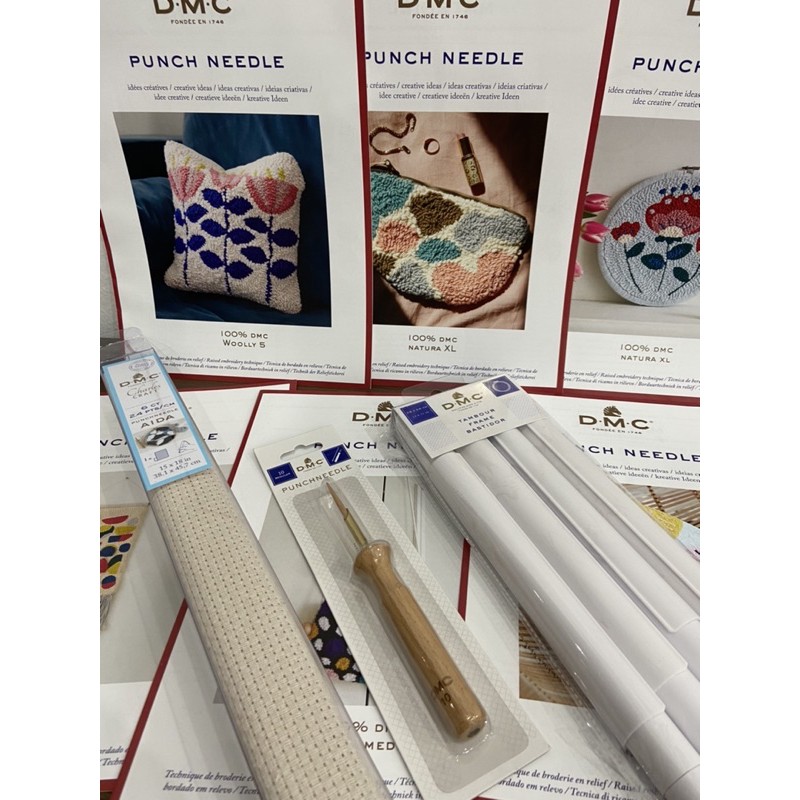 DMC punch needle Set With Complete Equipment. | Shopee Philippines