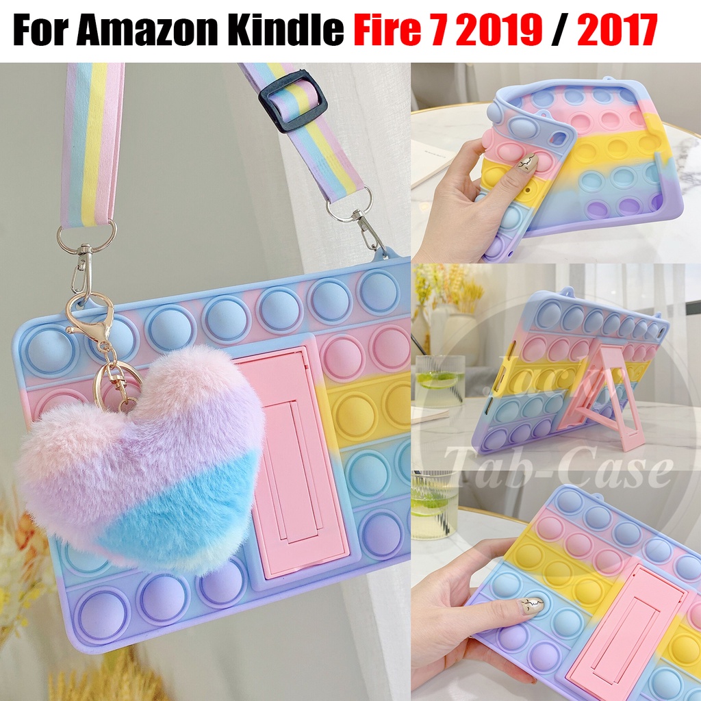 Casing Amazon Fire 7 2019 9th Gen Case Fire7 7th Gen 2017 7.0Inch ...