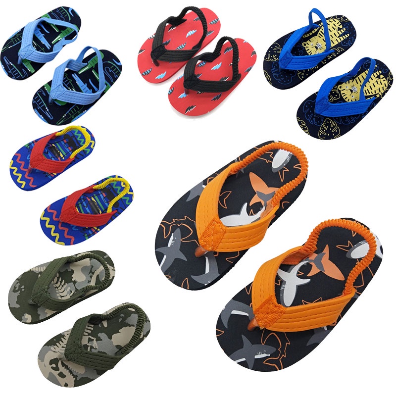 Kids Summer Flip Flop Light Travel Portable Sandals Baby Boys Girls Eva ...