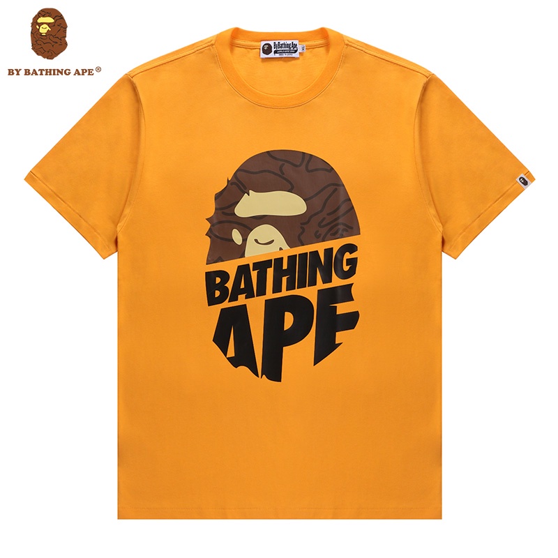 AAPE short-sleeved round neck T-shirt men's printed half-sleeved summer ...