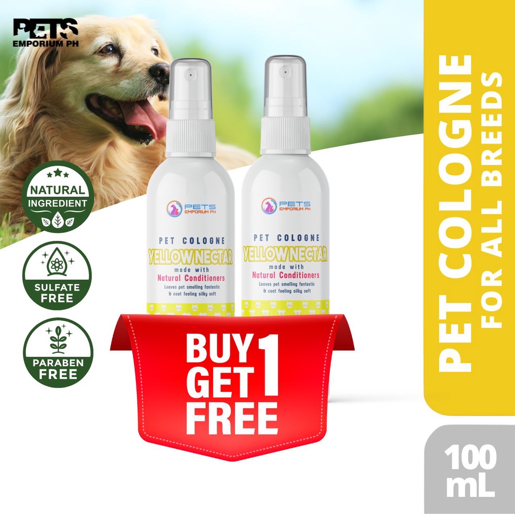 Buy 1 Take 1 Eco Natural Yellow Nectar Cologne Premium Spray for Dogs ...