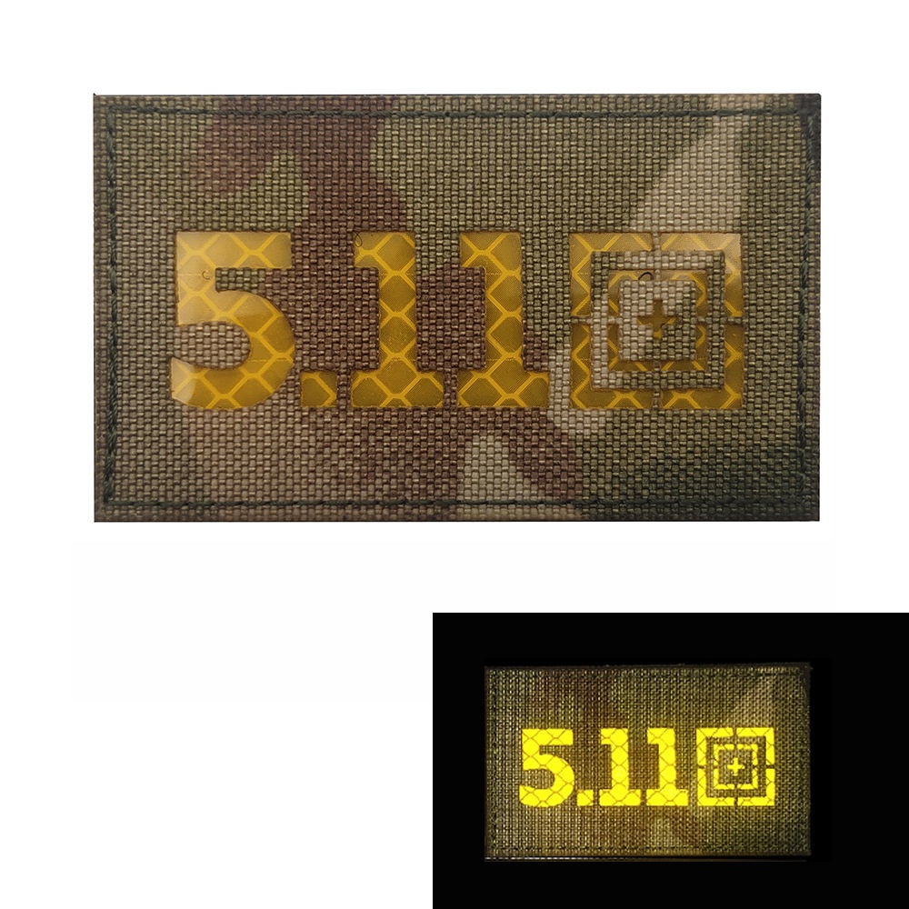 3D Military Embroidery 511 Patch PVC Badges Military & Tactical Army ...
