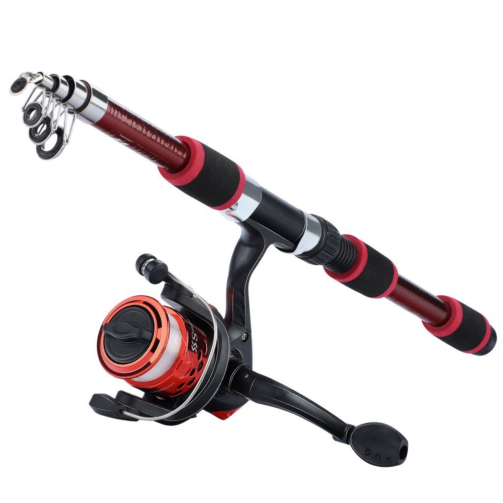 Sougayilang 1.8M Fishing Rod Reel Set Joran Pancing EVA Handle Glass ...