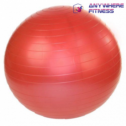 Anywhere Fitness 65cm Explosion-Proof Extra Thick Gym Ball Fitness ...