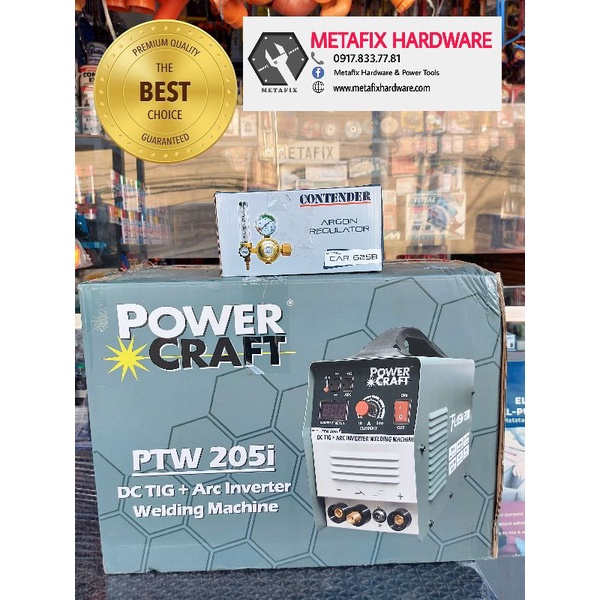 BEST CHOICE 200A WELDING MACHINE POWERCRAFT TIG ARC PTW 205i | Shopee ...