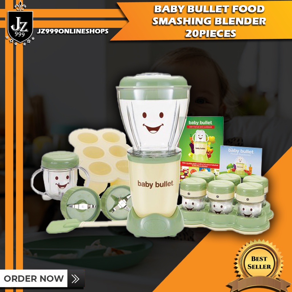 Baby Bullet Food Smashing Blender 20PIECES | Shopee Philippines