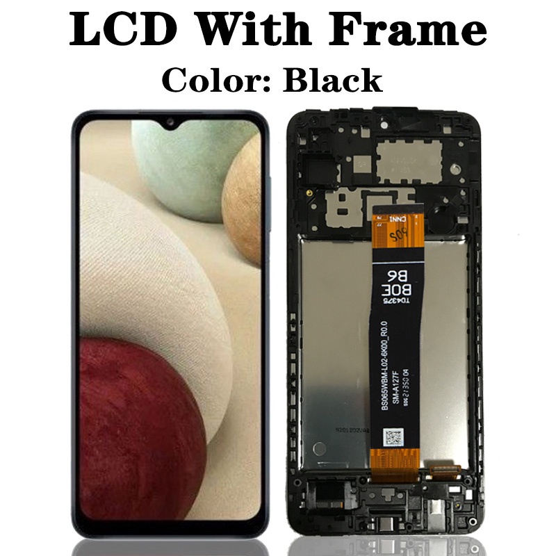 Original LCD For Samsung Galaxy A12 Nacho A12S A127 A127F A127F SM-A127F LCD Display Touch ...