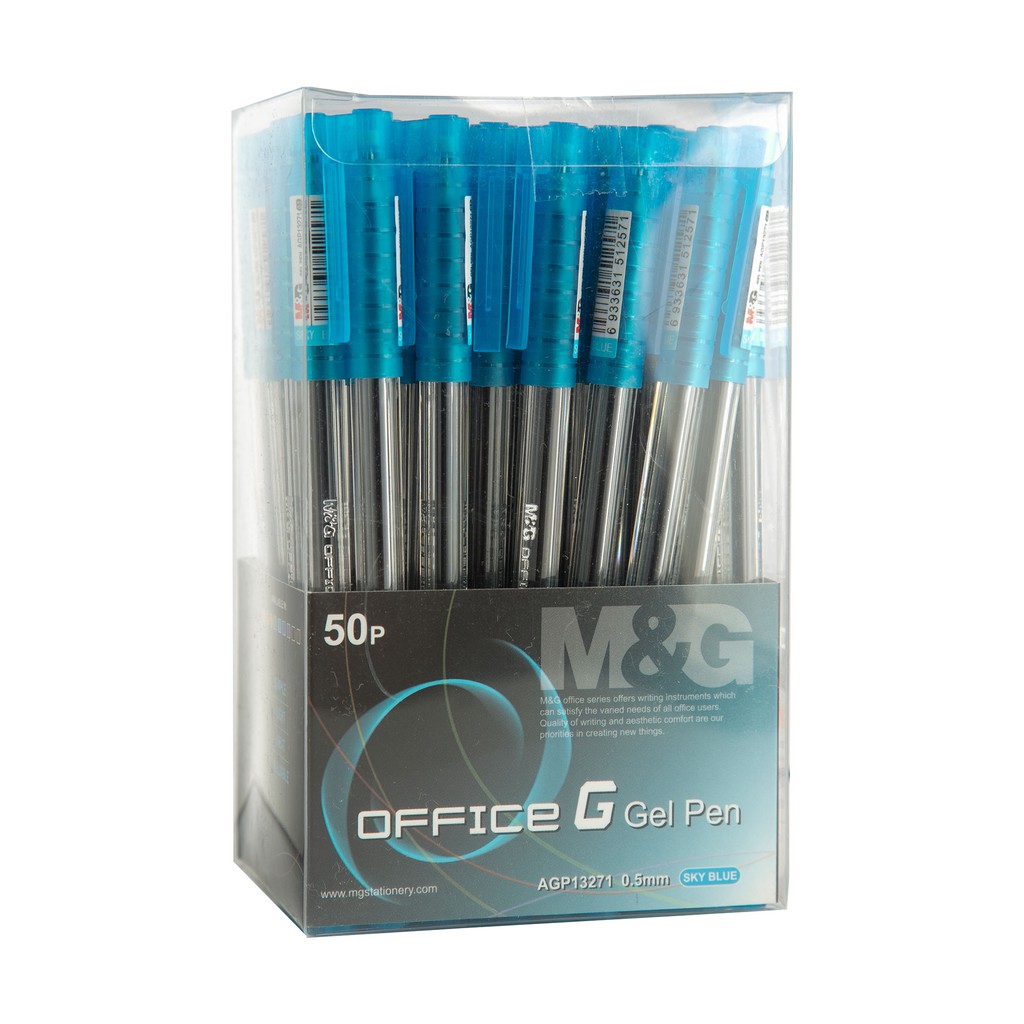 M&G Office G Gel Pen GP99 0.5mm AGP13271 (50Pcs) | Shopee Philippines