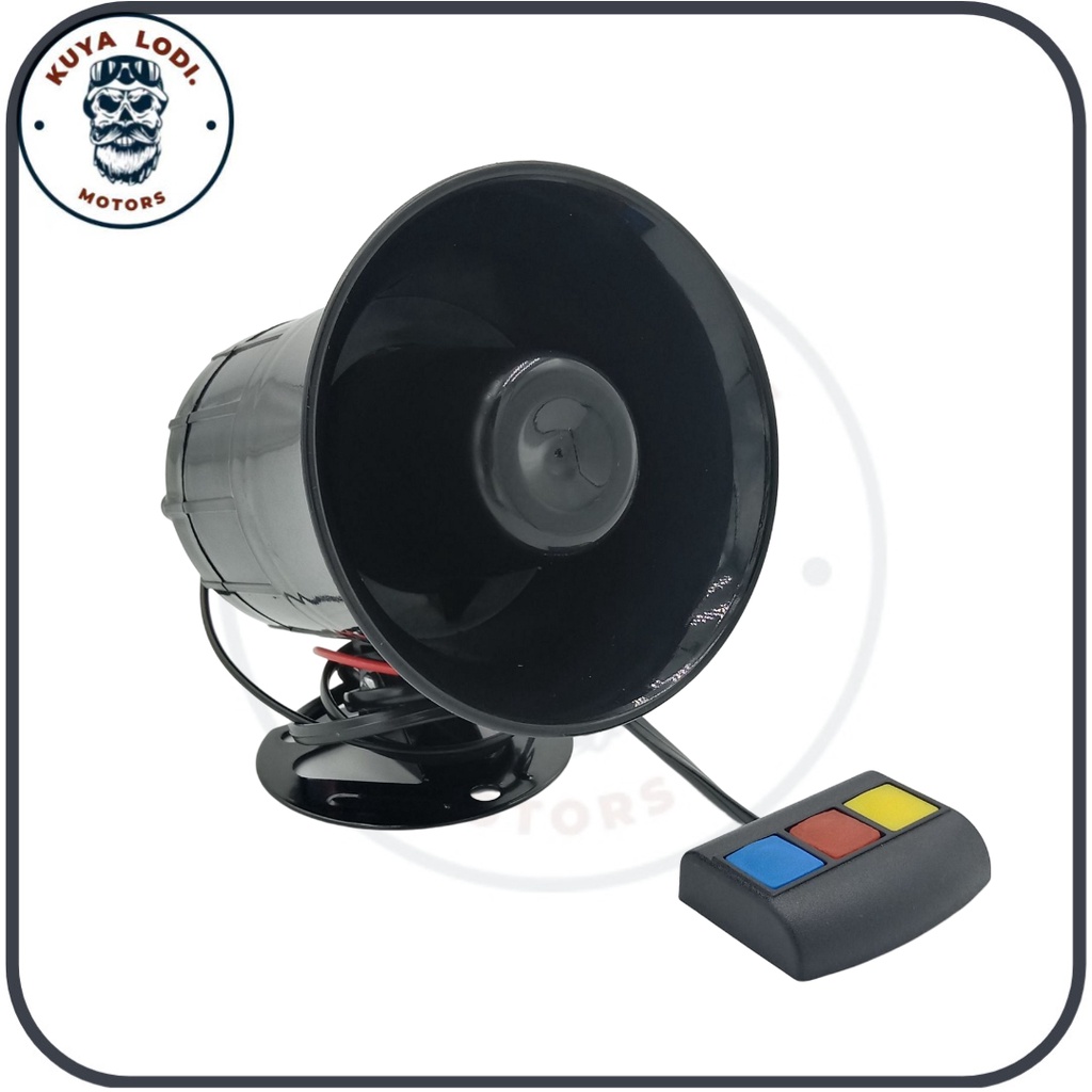 Car & Motorcycle Wang Wang 3 Sounds Horn Multi Siren | Shopee Philippines