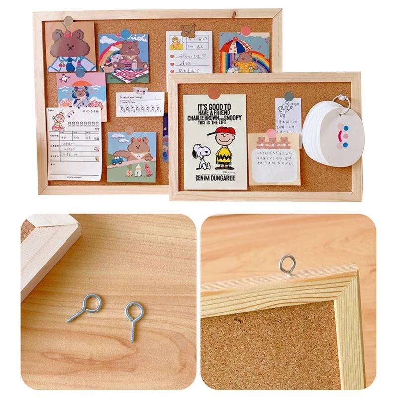 Teaching Wooden Message Note Announcement Board Kindergarten Hanging ...