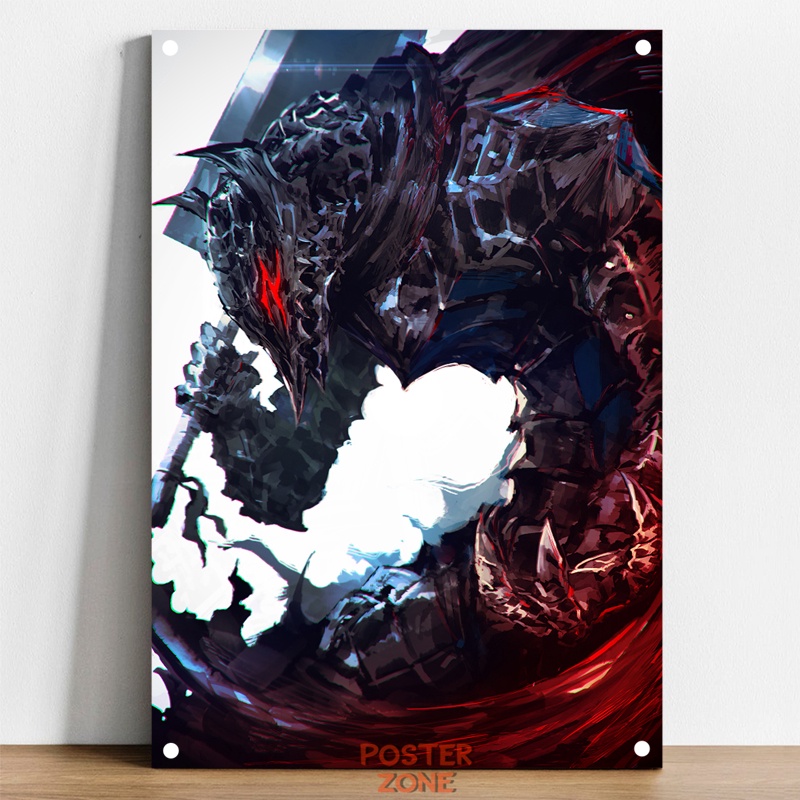 Guts BERSERK Metal Poster TV Shows Movie Game Anime Tin Sign House ...