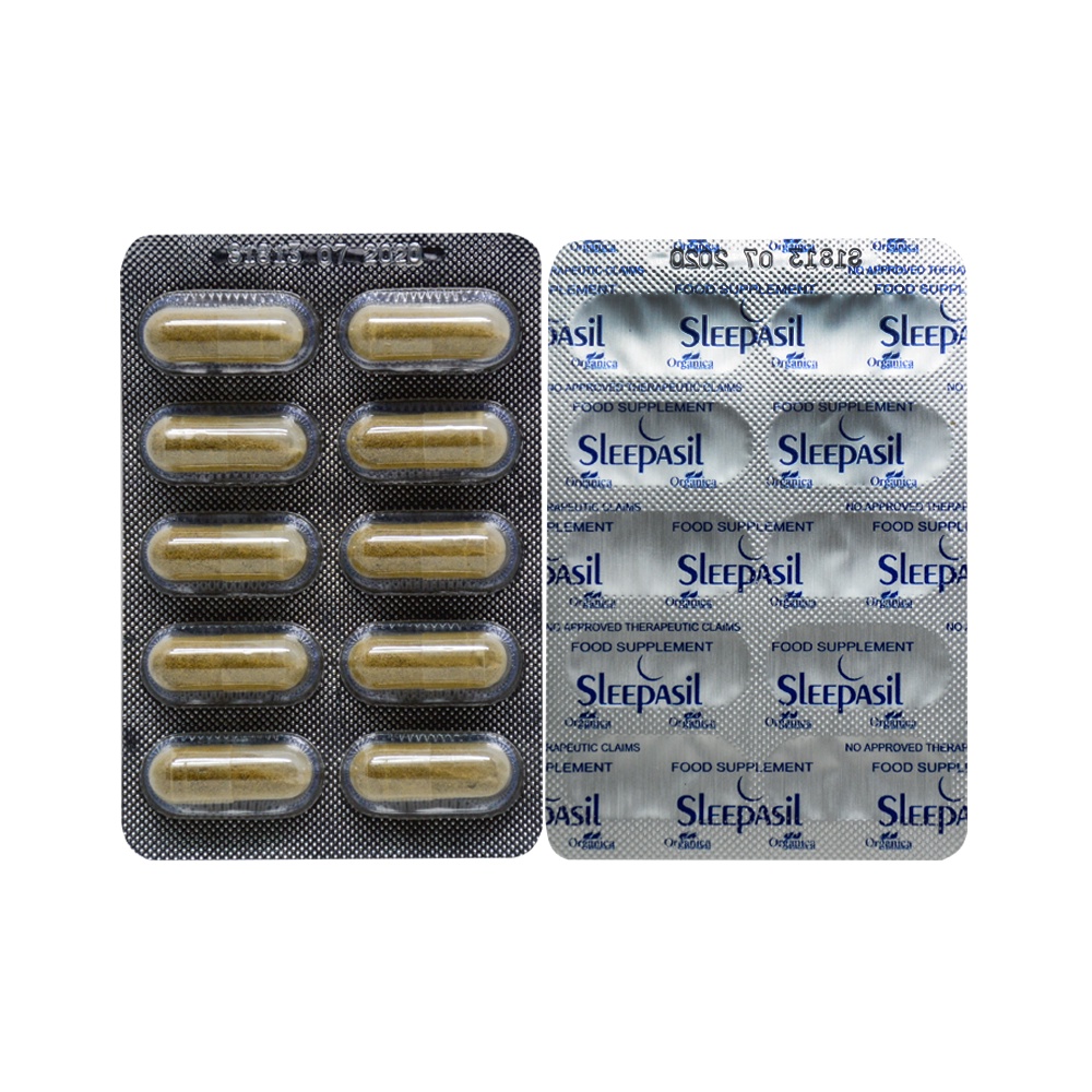 SLEEPASIL Melatonin; Chamomile And Valerian Root 1 Capsule | Shopee ...