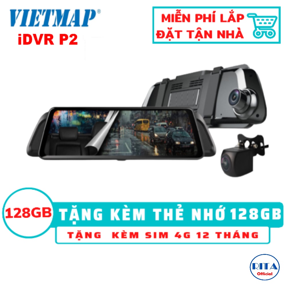 Vietmap iDVR P2 Dashcam + [With 128Gb Memory Card] + [Free Installation ...
