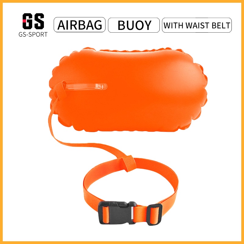 Swim Buoy Tow Float Pool Open Water Swimming Inflatable Airbag Sports ...