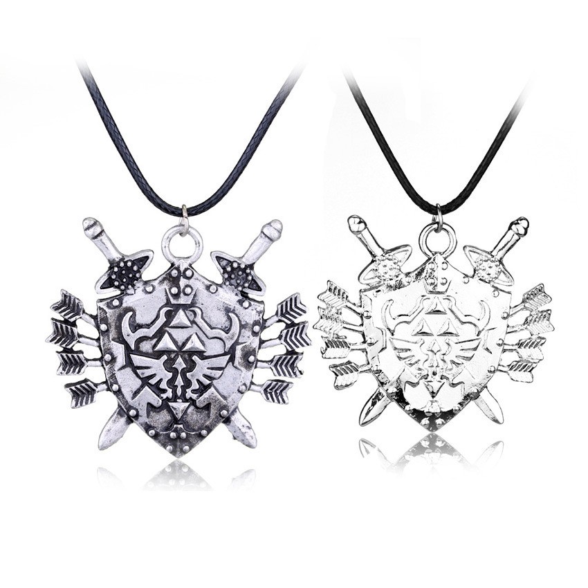 Zelda legend tritorec alloy leather rope necklace | Shopee Philippines