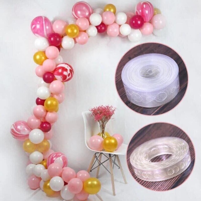 Plastic balloon string, birthday decoration twisted string, balloon ...