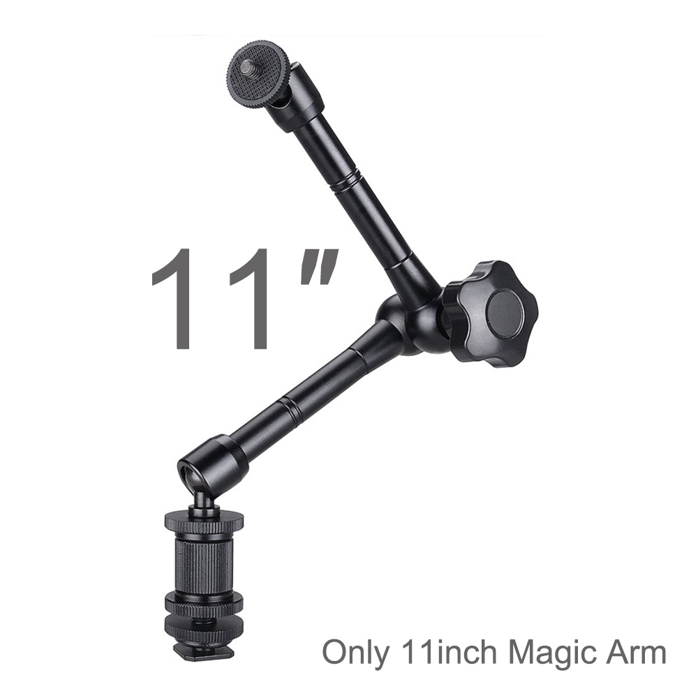 7 11 23 Inch Articulating Magic Arm Wall Mount Super Clamp Holder Stand