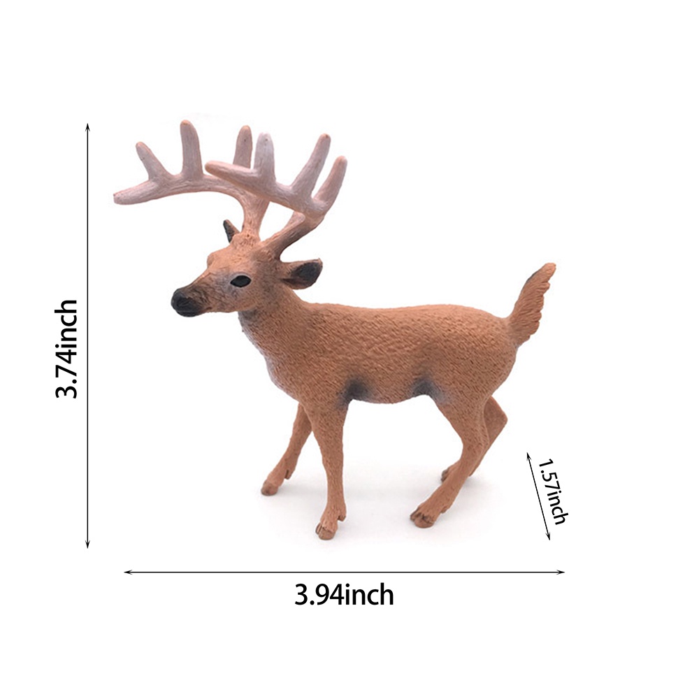 Safari jungle animals cake toppers realistic animal figures toys for ...