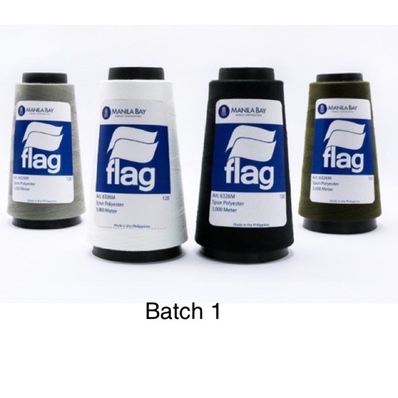 Flag Spun Polyester ticket 120 Sewing Threads Batch 1 | Shopee Philippines
