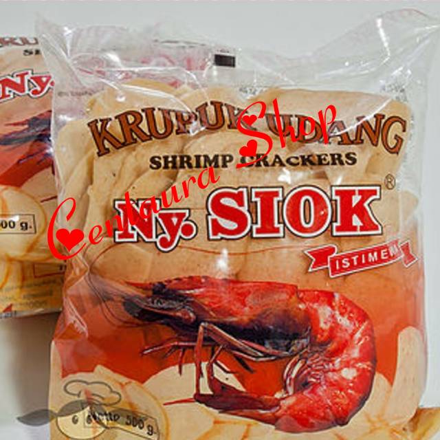 Oval Shrimp Crackers Ny. Special Siok 500gr | Shopee Philippines