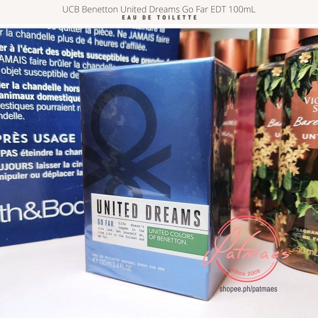 UCB United Dreams EDT Spray for Men Go Far 100mL Cologne Perfume ...