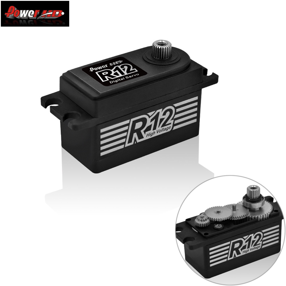 Power HD R12s 12KG High Torgue Brushless Matel Gear Servo 6.0 ~ 8.4V ...