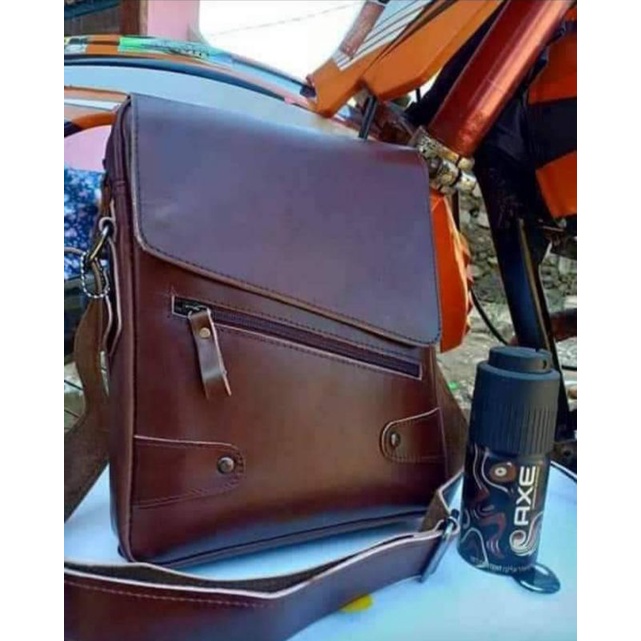 Genuine Leather Sling Bag | Shopee Philippines