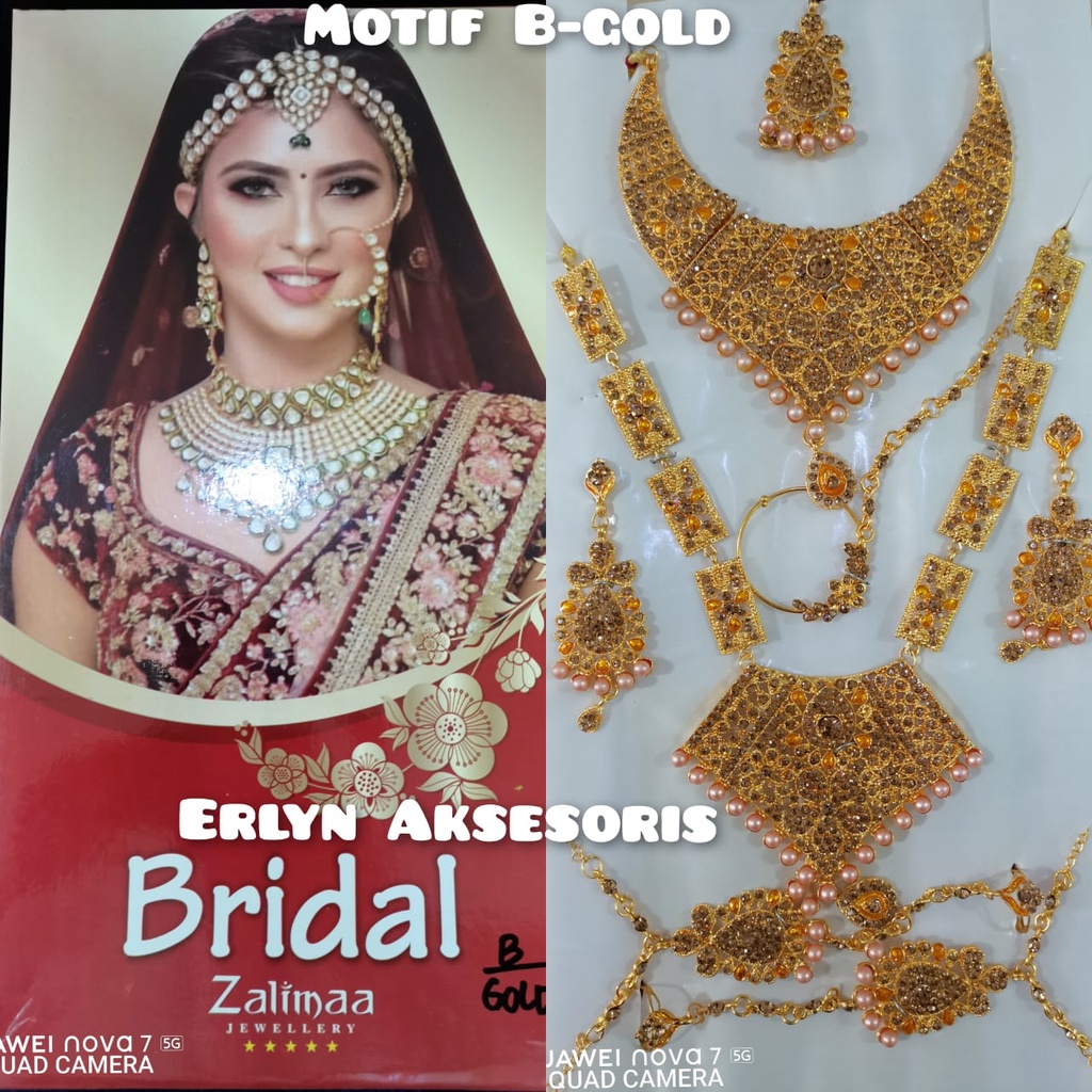 Indian BRIDAL Necklace SET/Indian BRIDAL SET/Indian Jewelry SILVER/GOLD/MARUN Wholesale | Shopee ...