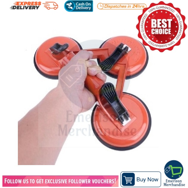 Heavy Duty Multi-Purpose Triple/Double/Single Suction Cup Glass Puller ...