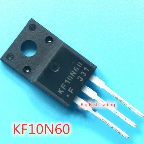 10pcs KF10N60 KF10N60F TO-220F MOS field effect transistor 10A/600V ...
