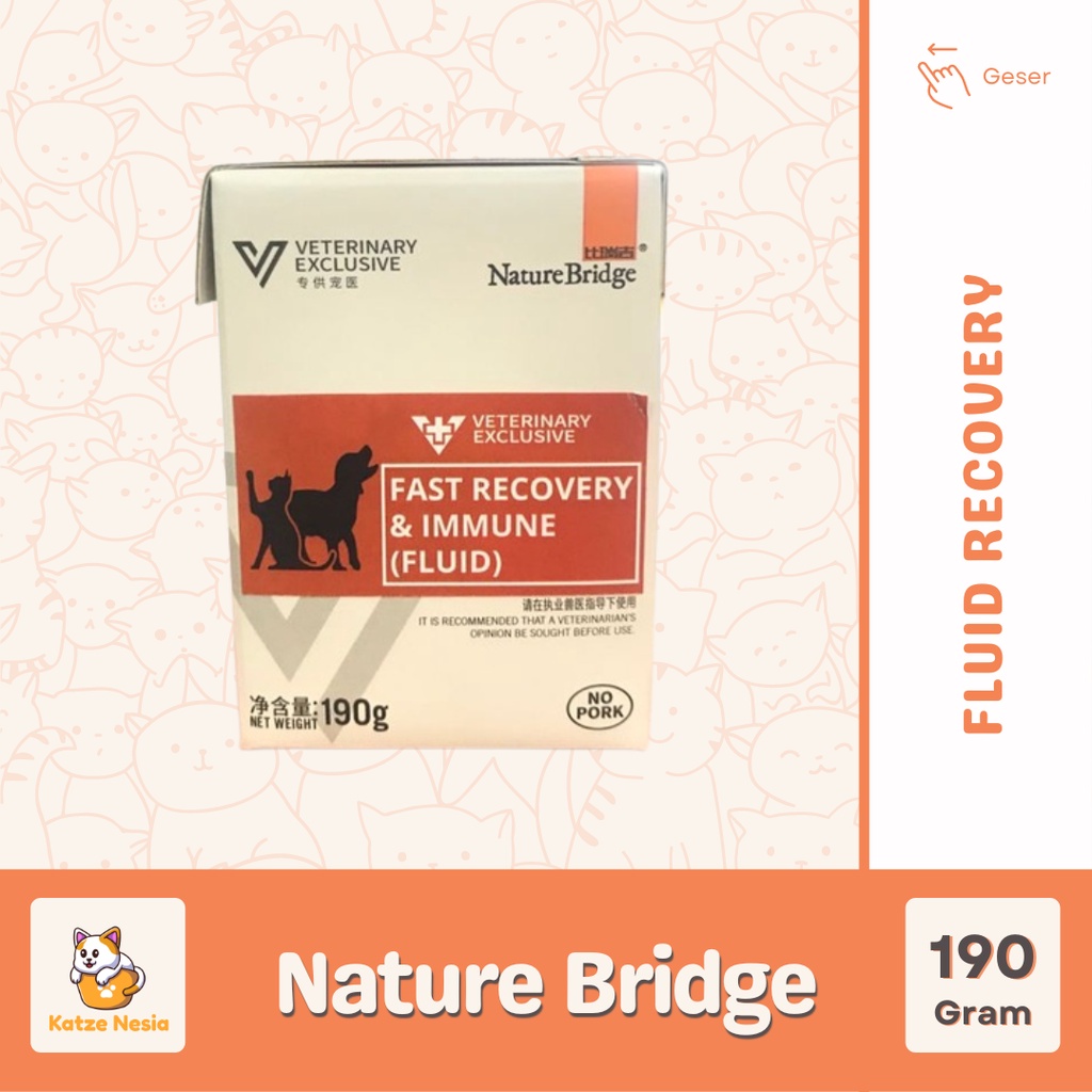 190gr Wet Food Nature Bridge Fluid Recovery Cat Dog | Shopee Philippines