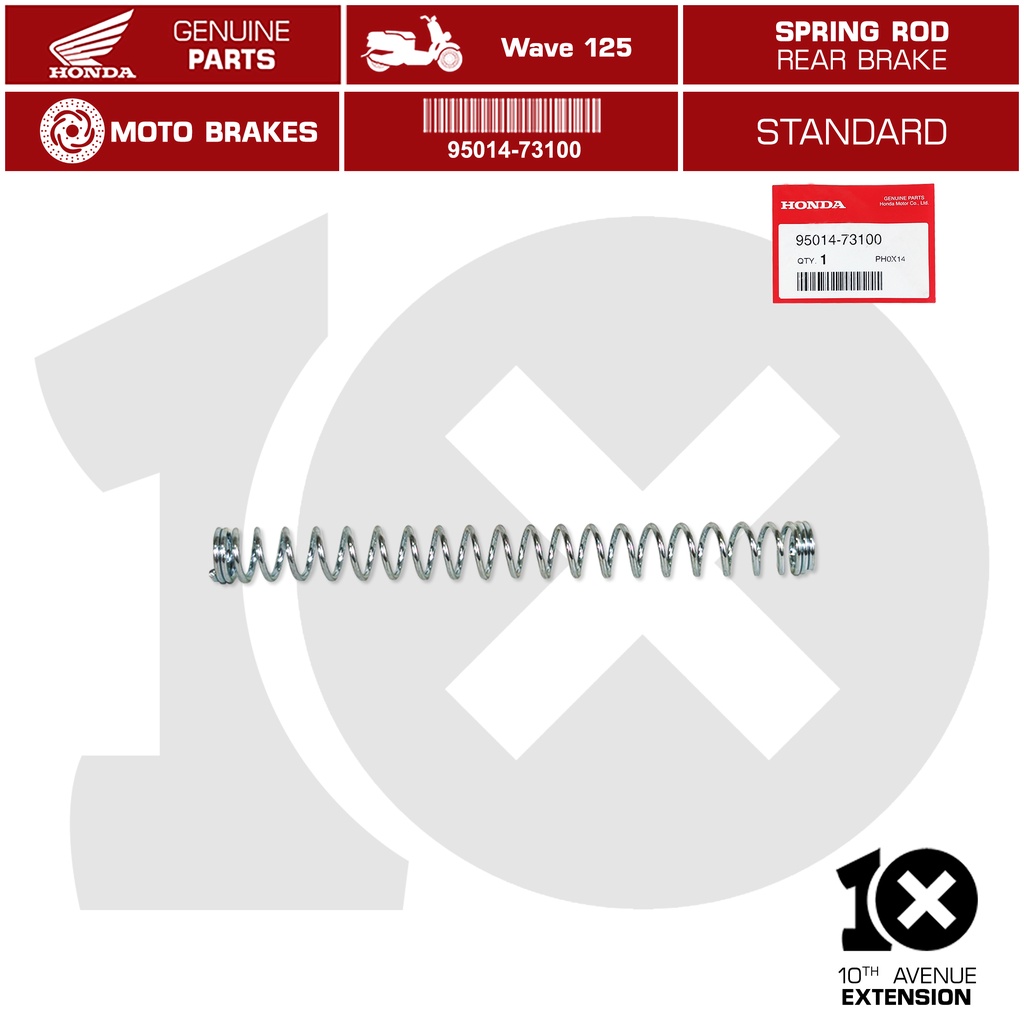 10thX HONDA Spring Rod Rear Brake Part No.95014-73100 for Wave 125 ...
