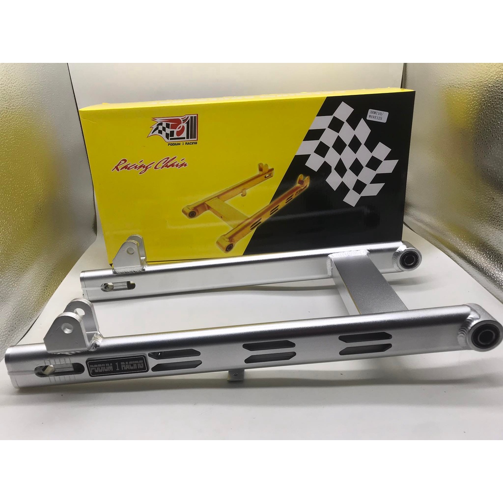 LIGHTEN SWING ARM SILVER MOTORCYCLE Original PODIUM 1 RACING XRM 110 ...